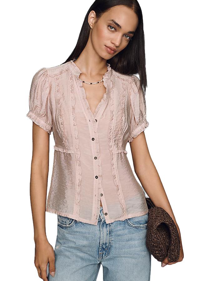PILCRO Pilcro Ruffle Blouse